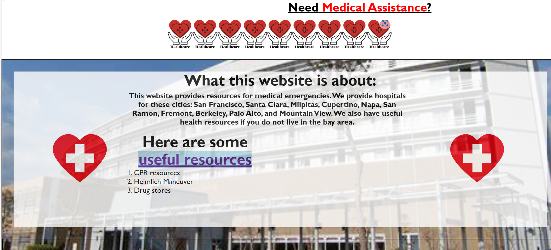 Immediate healthcare | Devpost