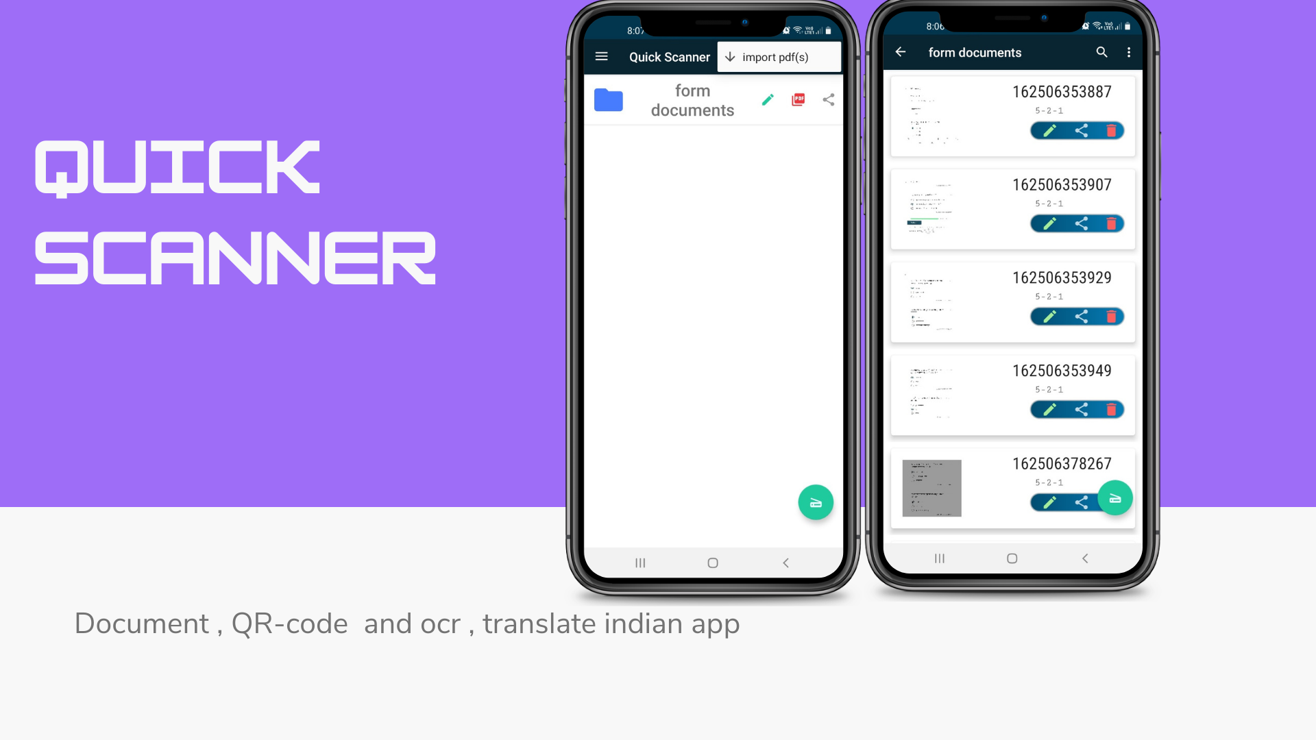 Quick Scanner:Free Scan Document,QR and Pdf Editor | Devpost