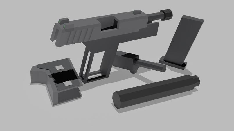 Low Poly Gun Model | Devpost
