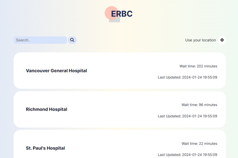Emergency Response BC (ERBC) | Devpost