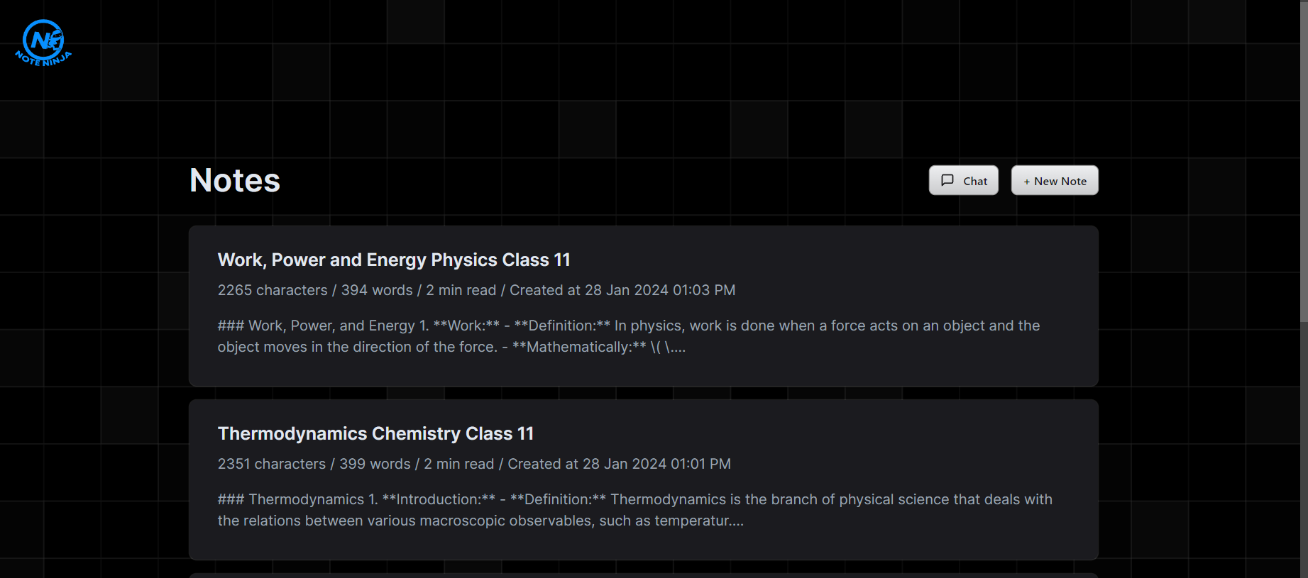 NoteNinja - Team 52 | Devpost