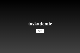 taskademic | Devpost