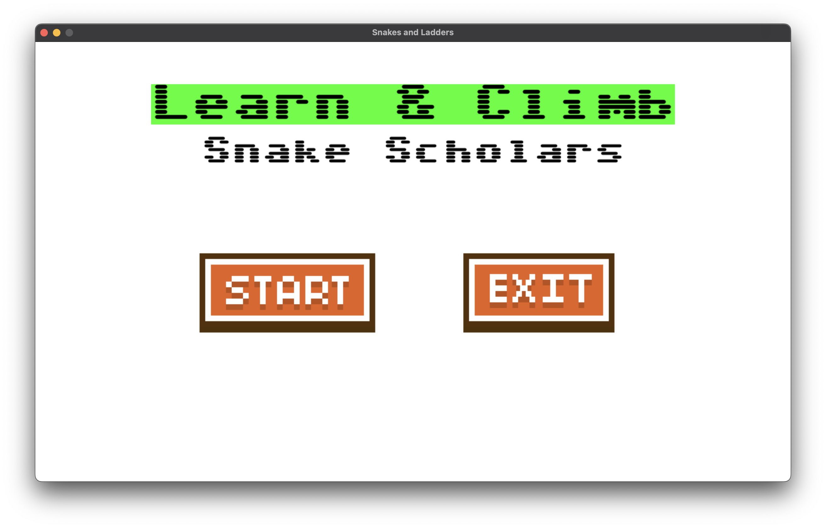 Learn & Climb: Snake Scholars | Devpost