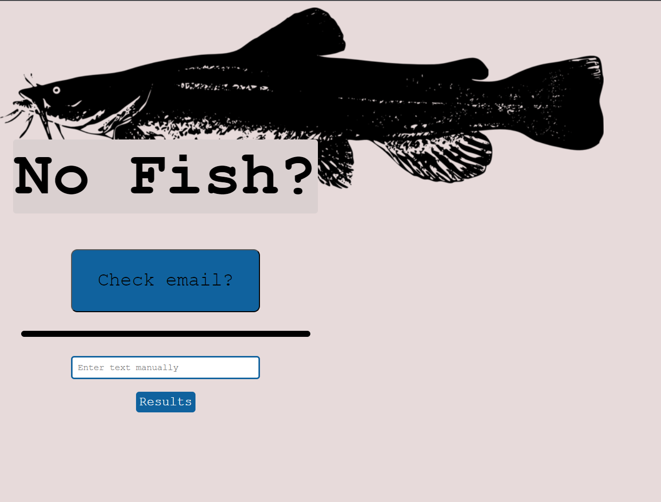 No Fish | Devpost