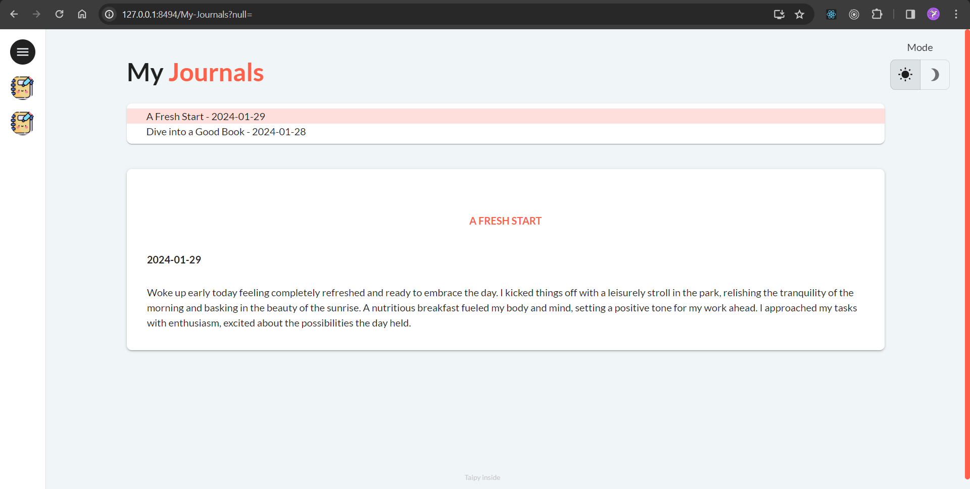 Blog Your Journal | Devpost