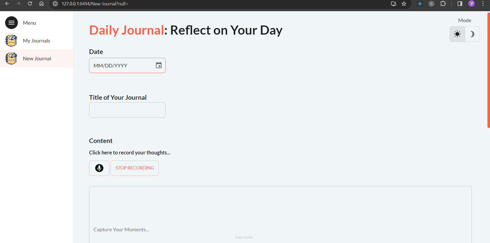 Blog Your Journal | Devpost