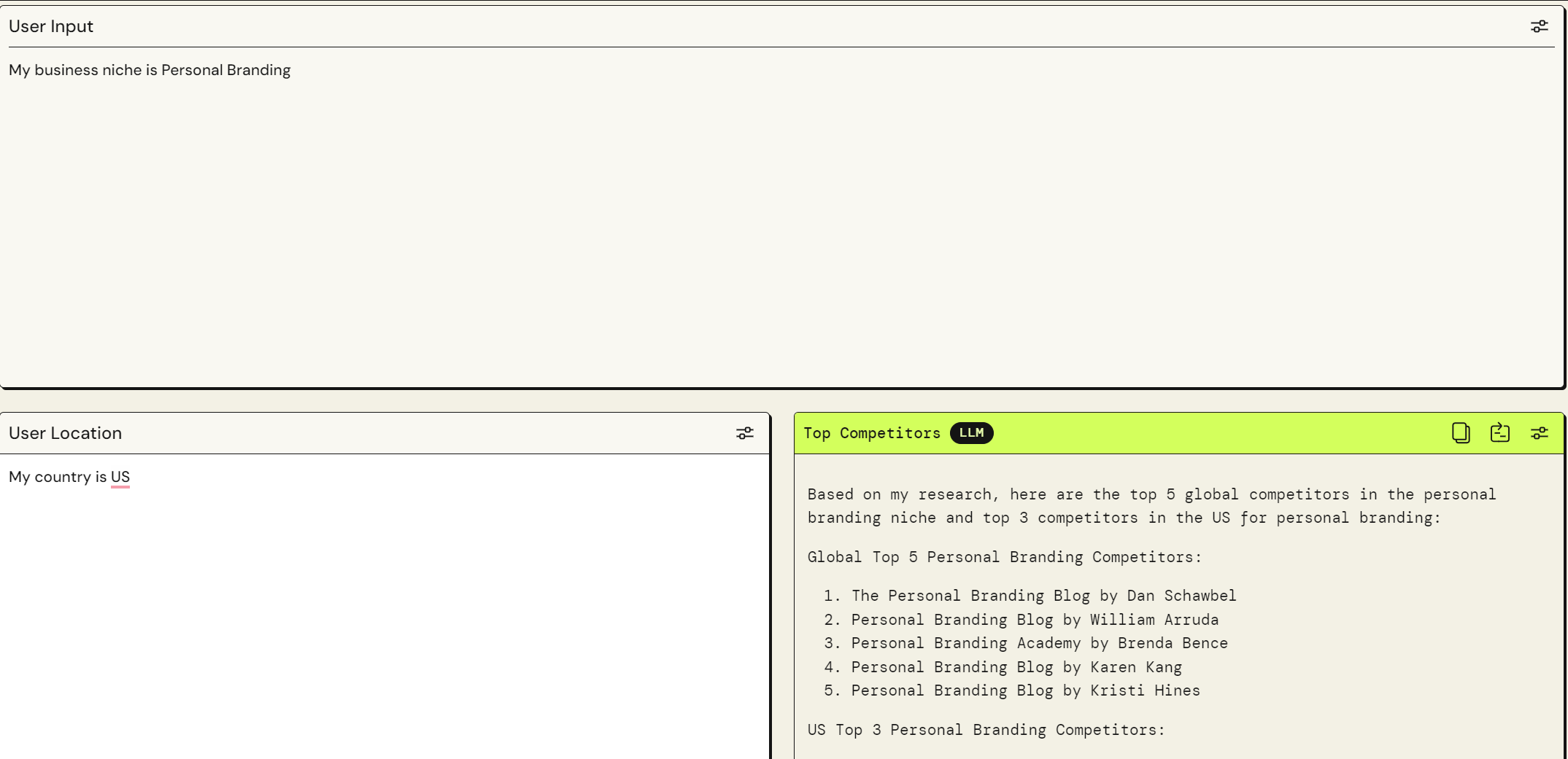Business Competitor Analyzer app | Devpost
