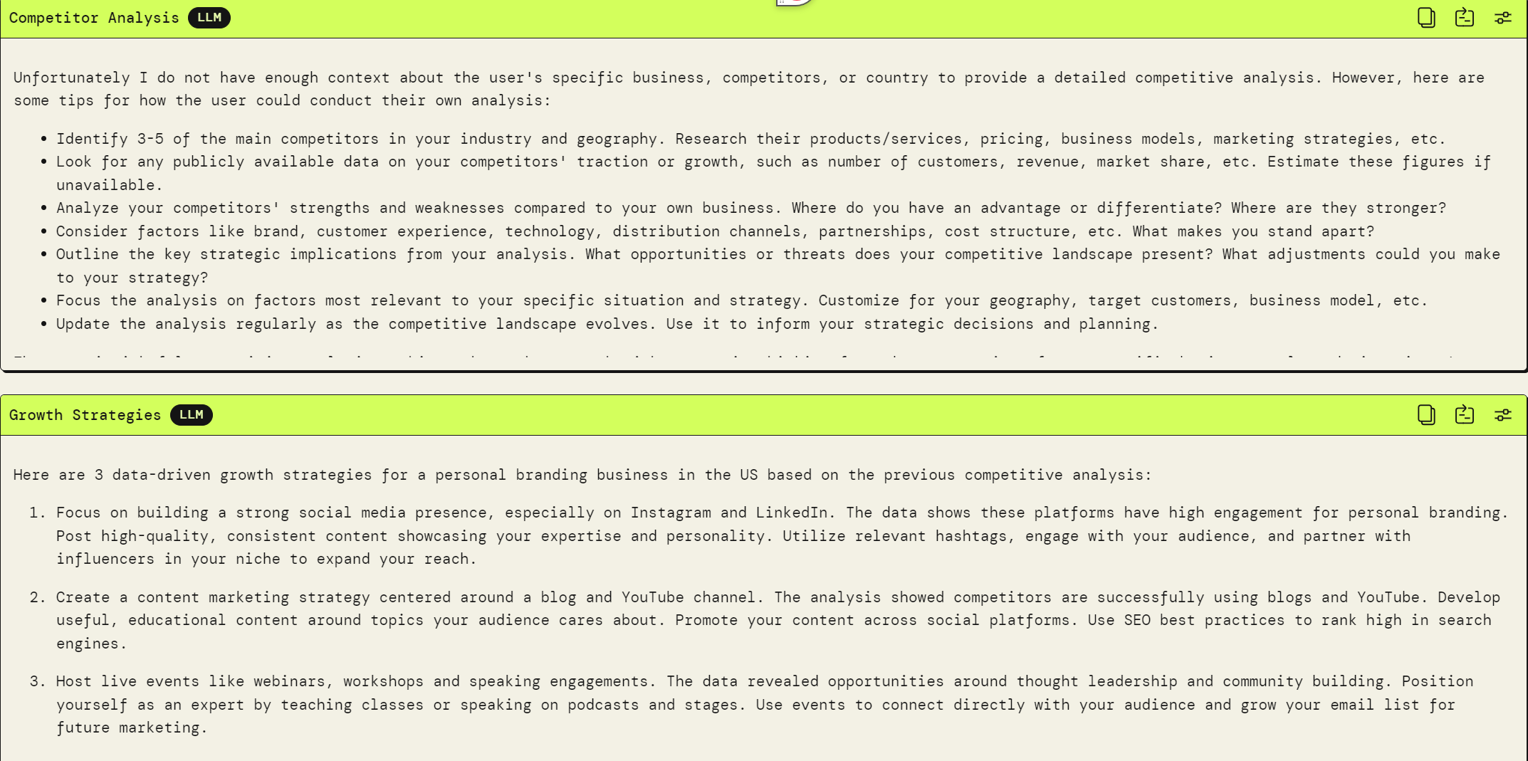 Business Competitor Analyzer app | Devpost