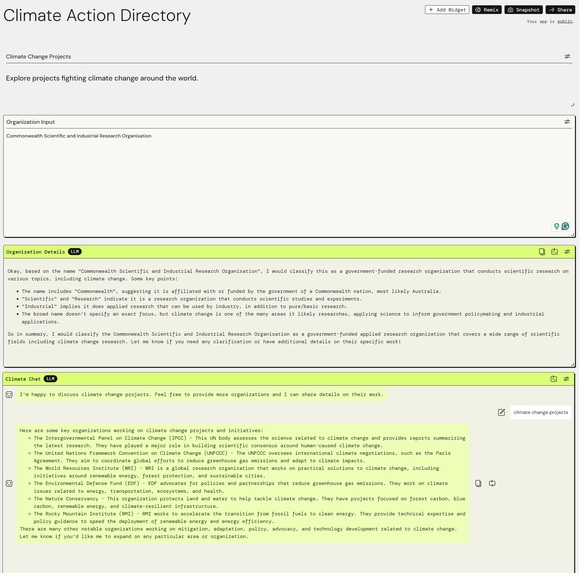 Climate Action Directory | Devpost