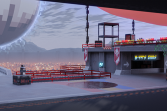 Low-Poly Pixel Art D2 Tower | Devpost