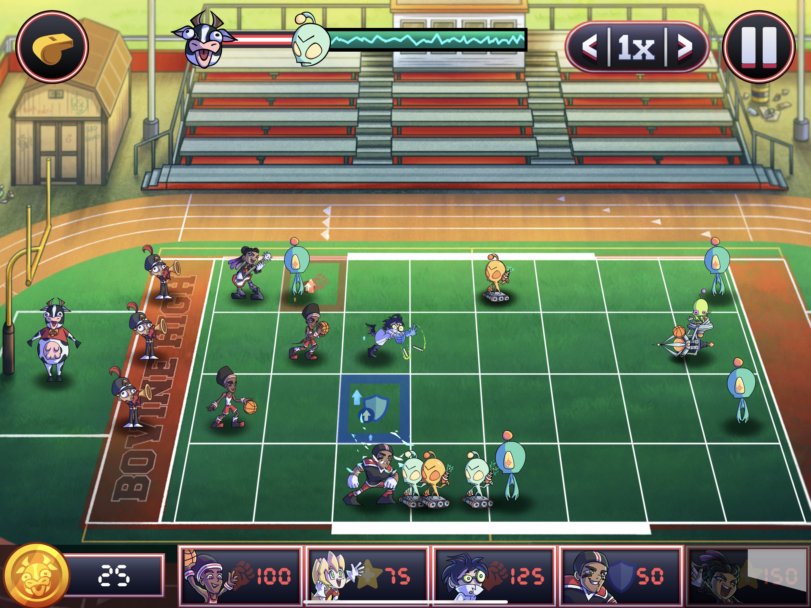 Background Illustrations - "Aliens Want Our Mascot?!" | Devpost