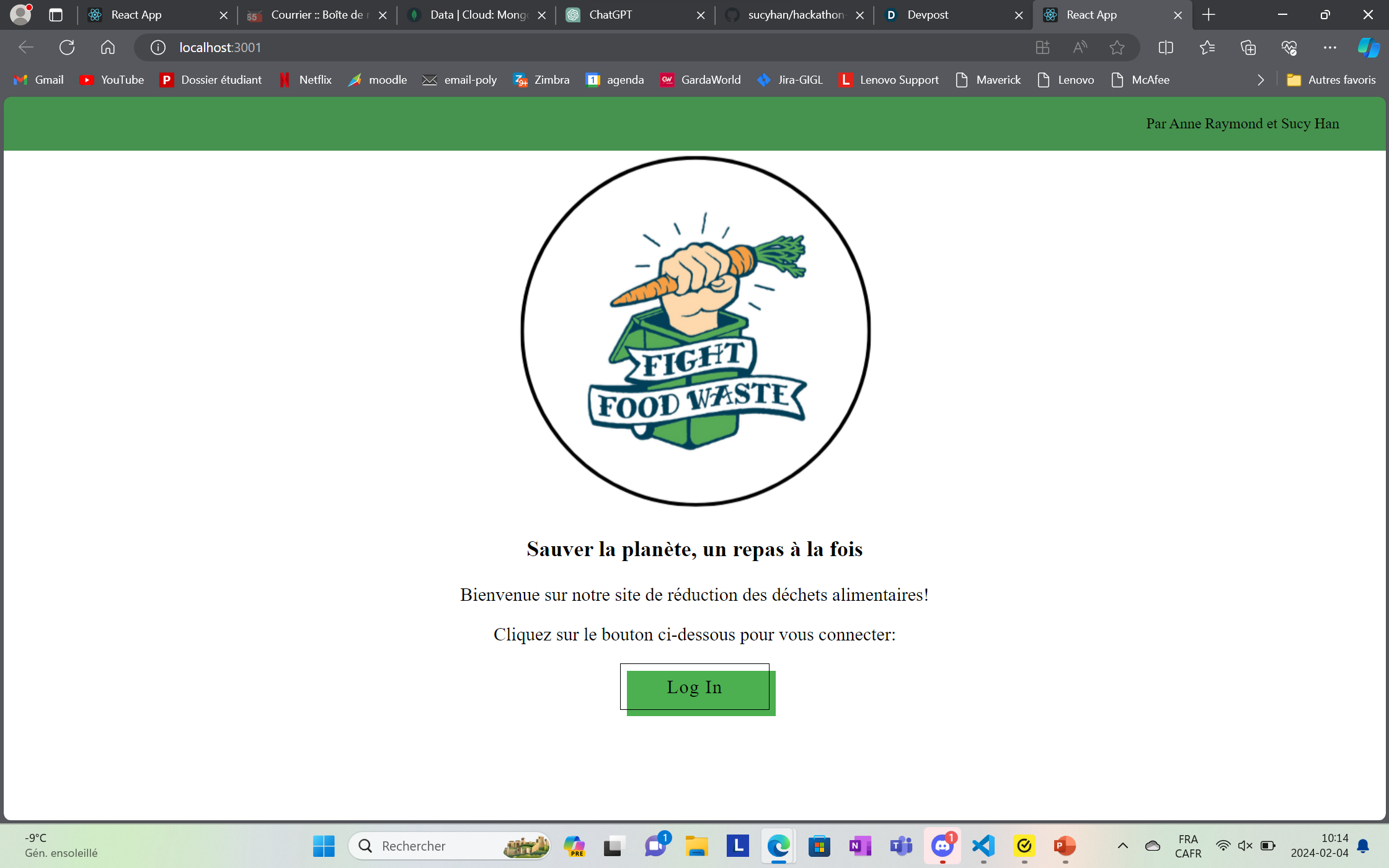 Fight Food Waste | Devpost
