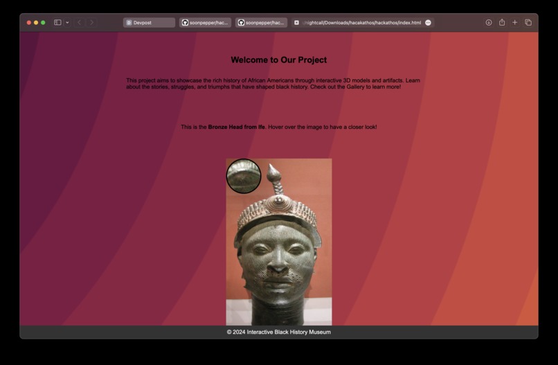 Interactive Black History Museum | Devpost