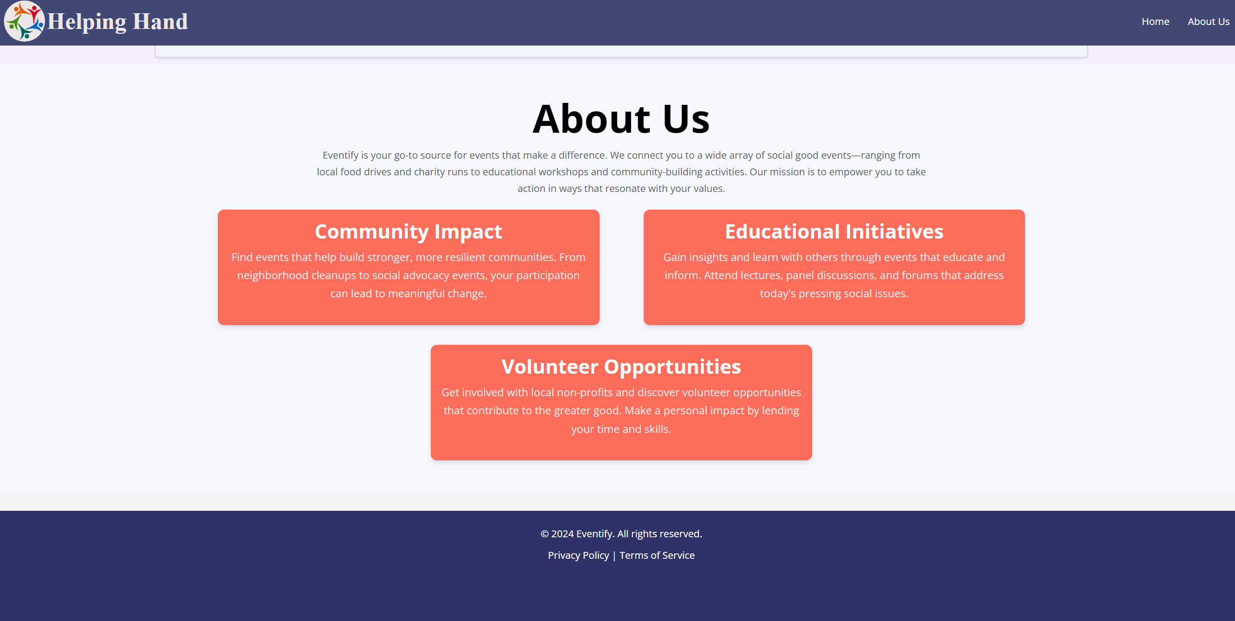 Helping Hand Devpost