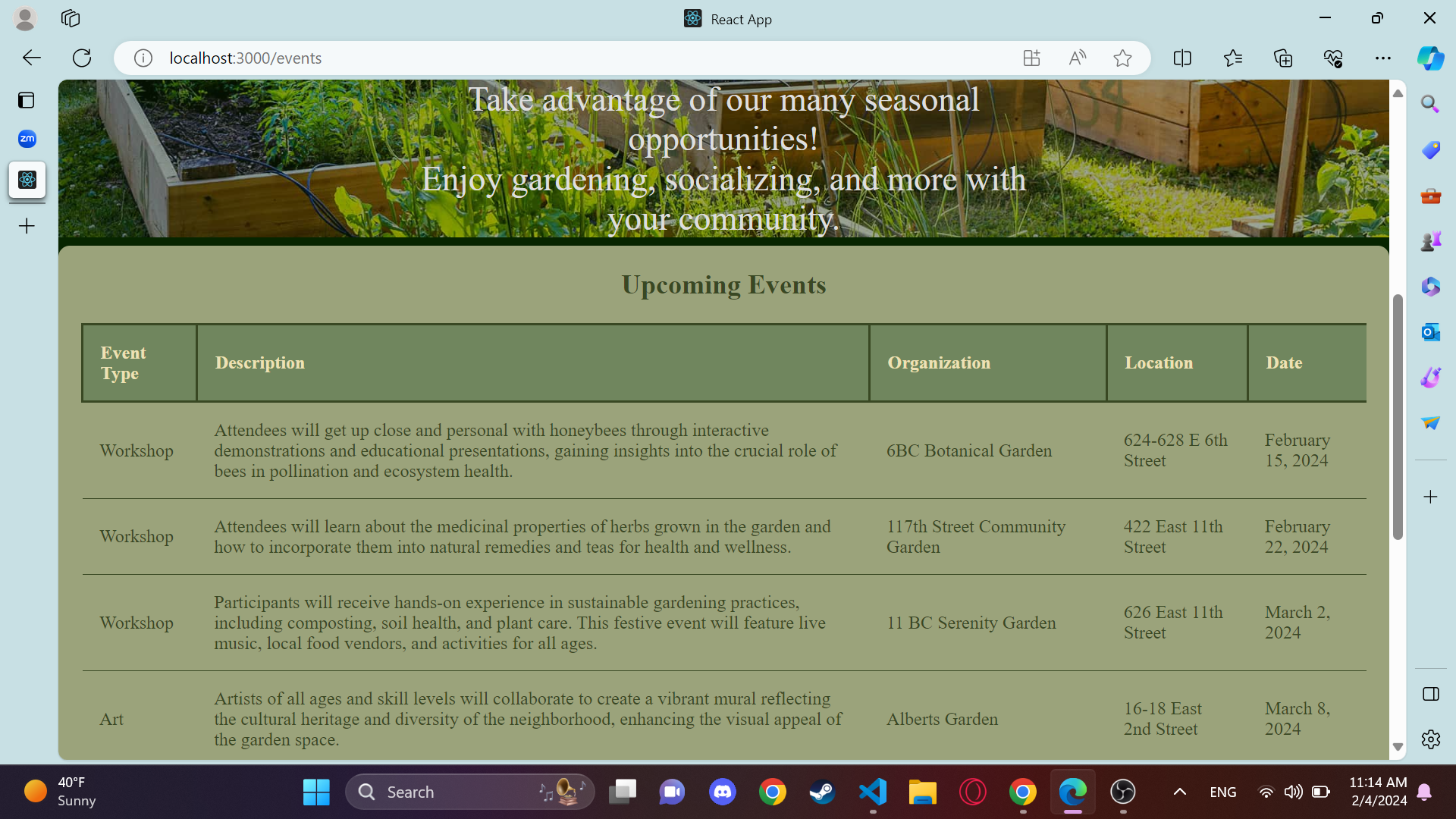 The Green Garden Network | Devpost
