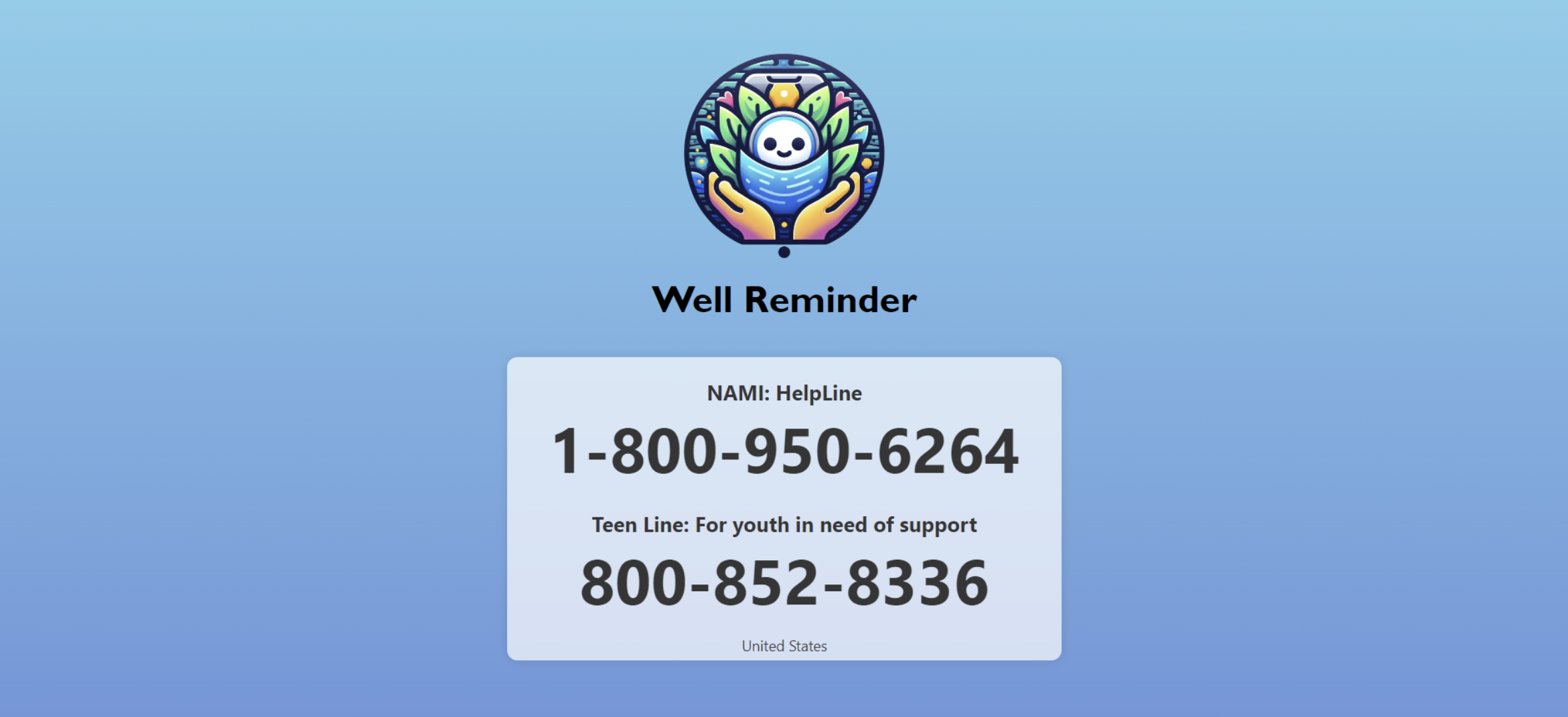 Well Reminder | Devpost