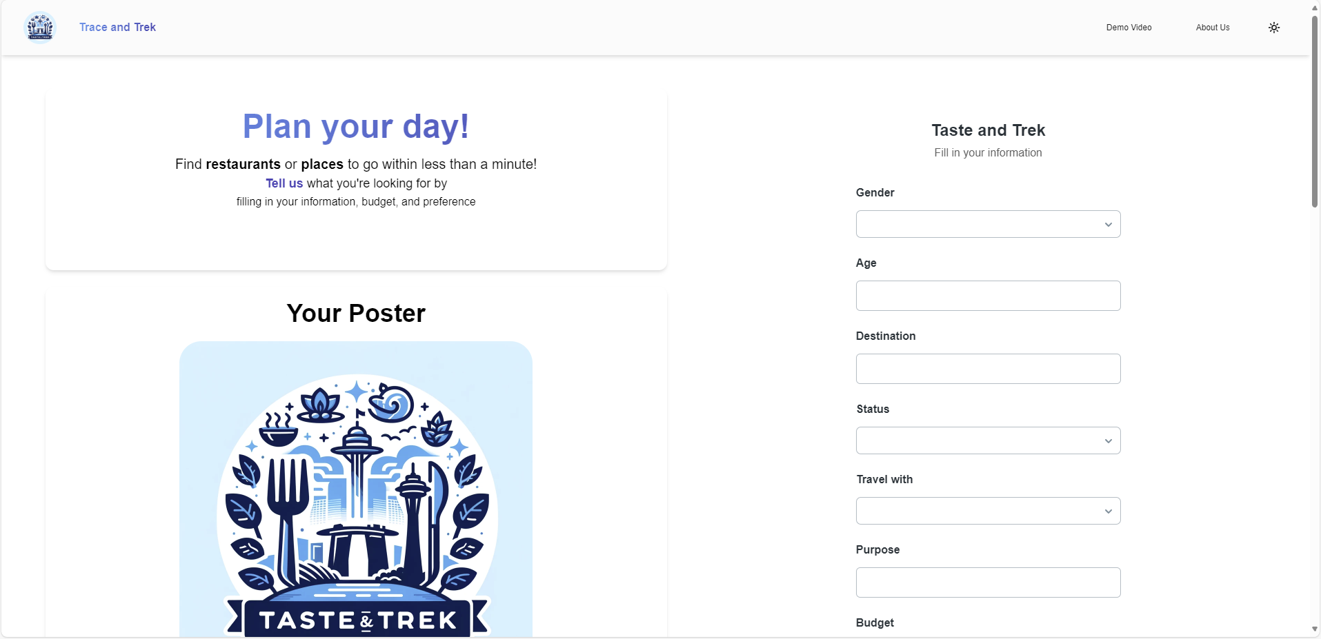 Team26_3C_Taste and Trek | Devpost