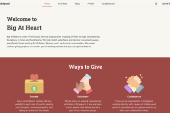 MVC: Big Hearts Hub | Devpost