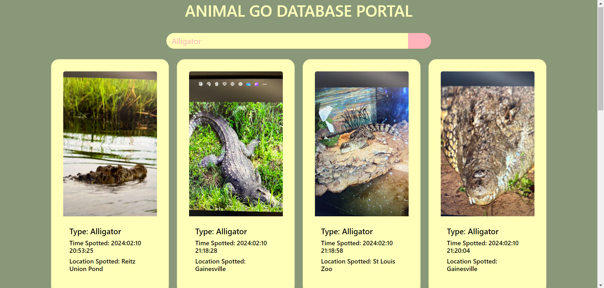 Animal GO | Devpost