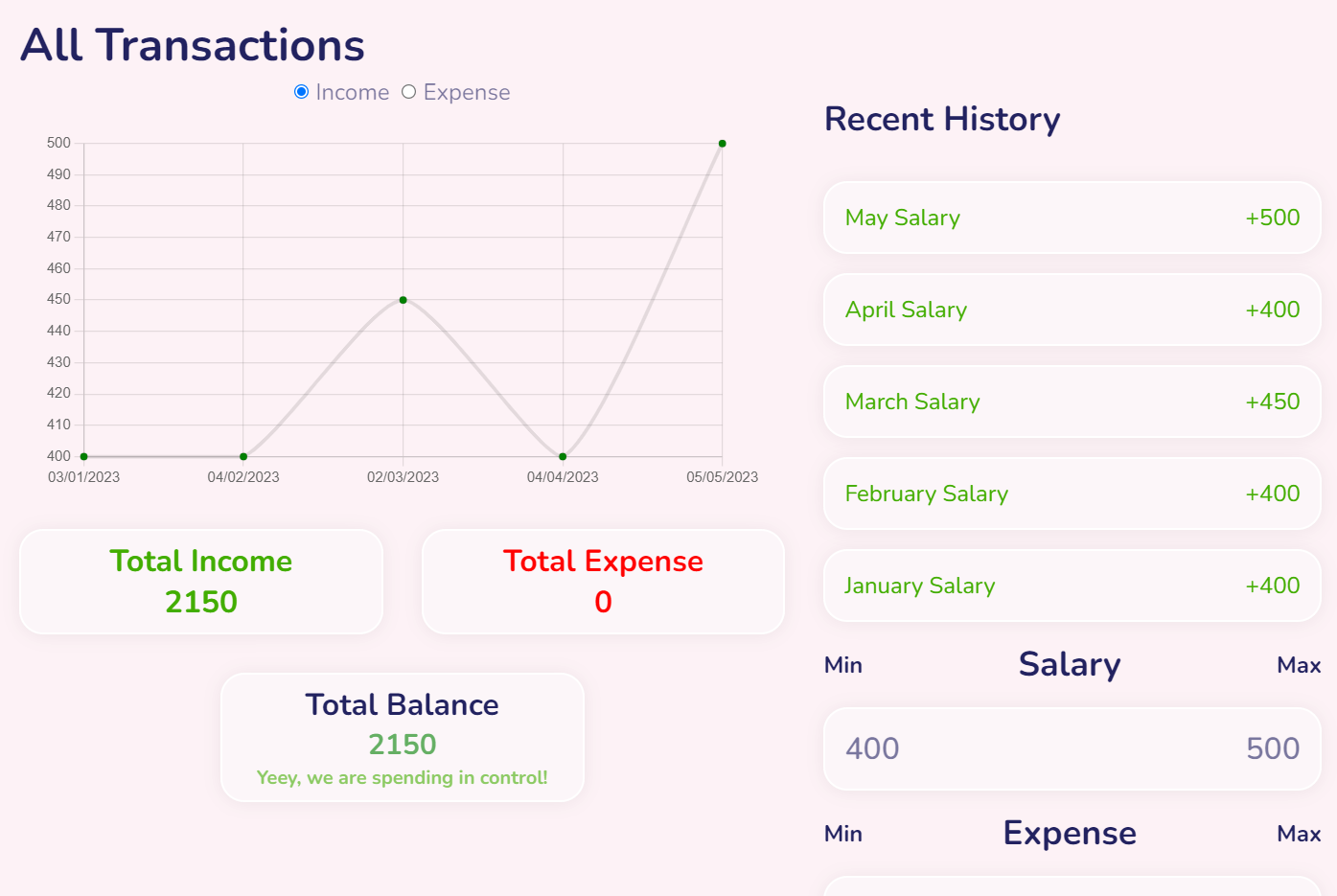 Budget Tracker - FinTelligence | Devpost