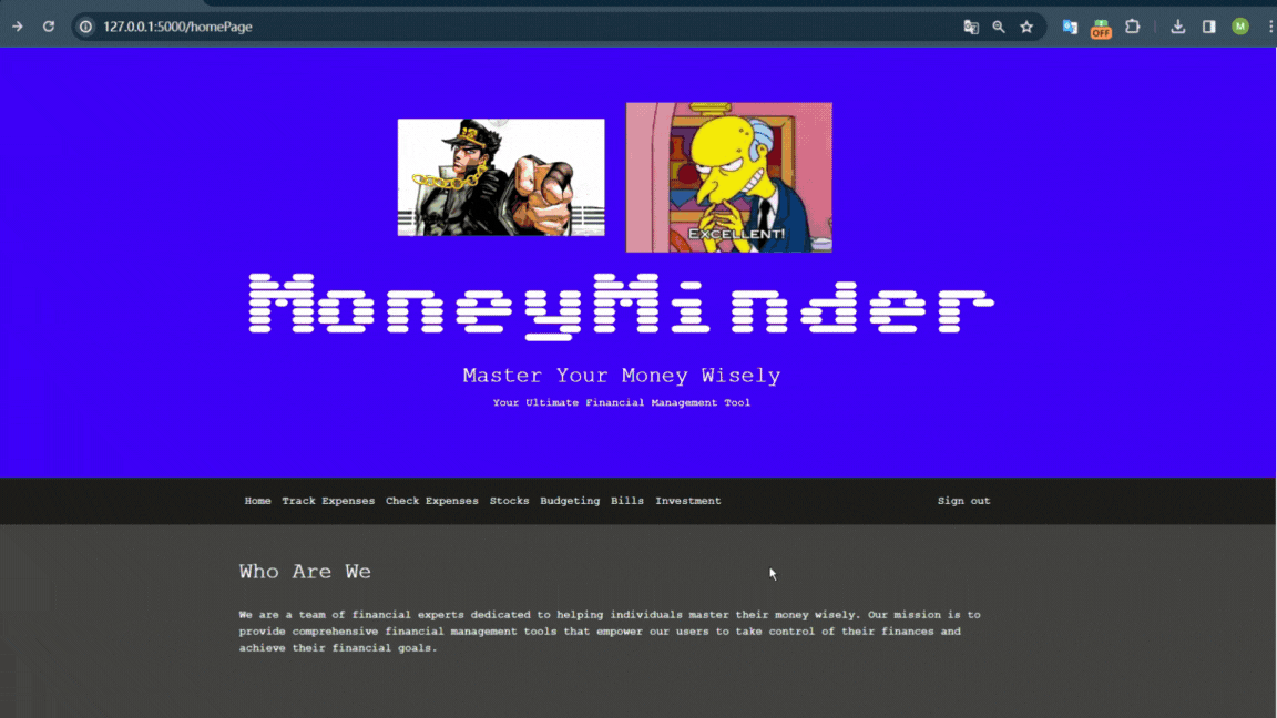MoneyMinder - Your Money Mastery Companion | Devpost
