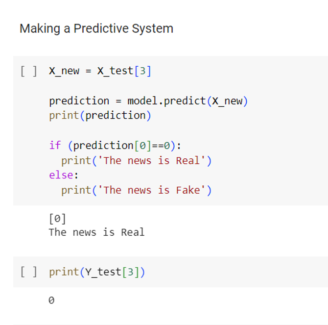 Utlizing Machine Learning to Predict Fake News | Devpost