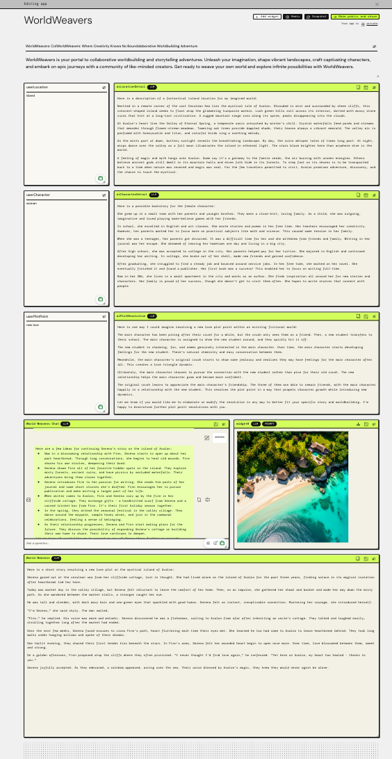 WorldWeavers: Collaborative Worldbuilding Adventure | Devpost