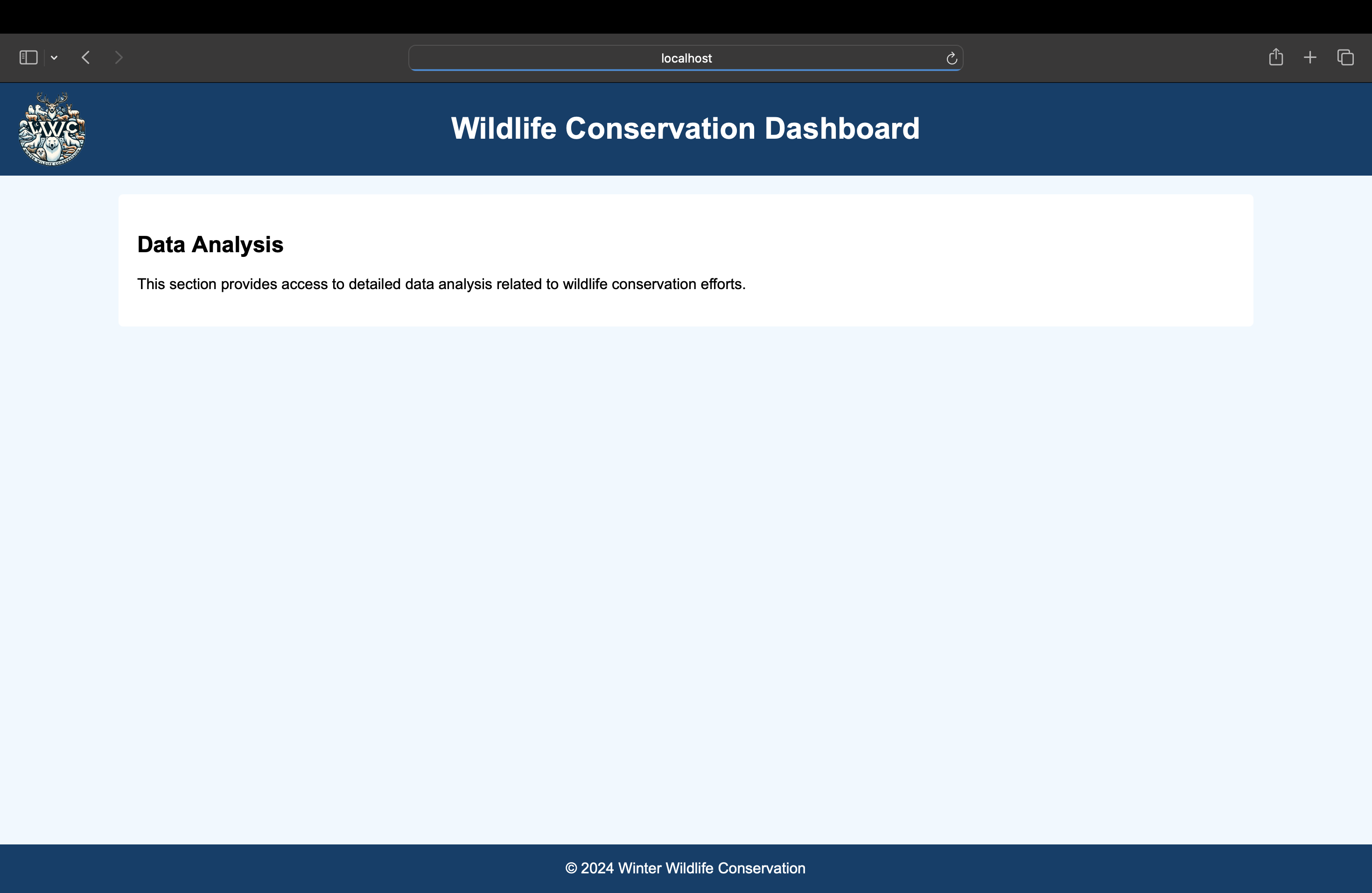 WWC (Winter Wildlife Conservation) - Ctrl or Else | Devpost