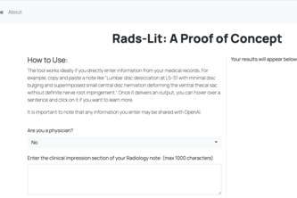 Radiology Report Simplification | Devpost
