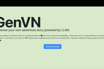 Generative Visual Novel (GenVN) | Devpost