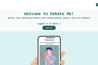 Debate Me | Devpost