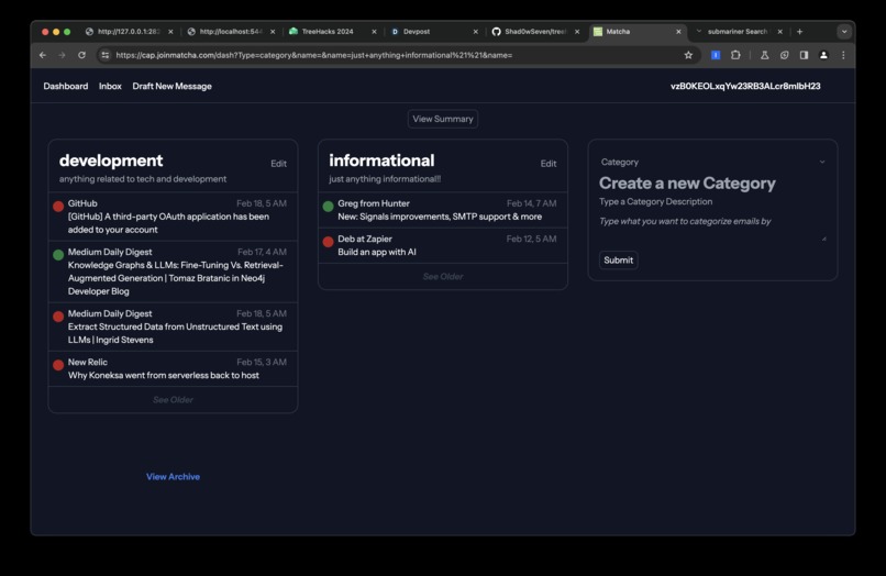 Matcha: Email Client | Devpost