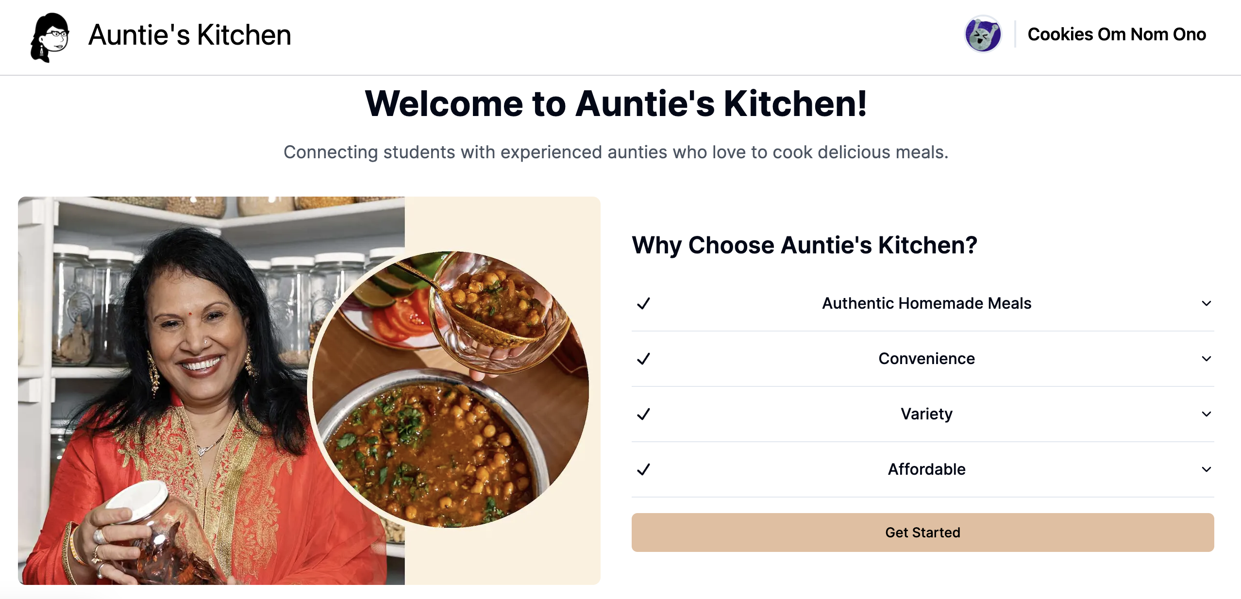 Auntie's Kitchen | Devpost