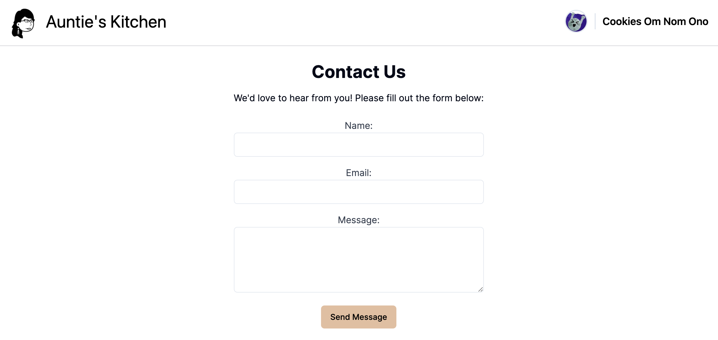 Auntie's Kitchen | Devpost