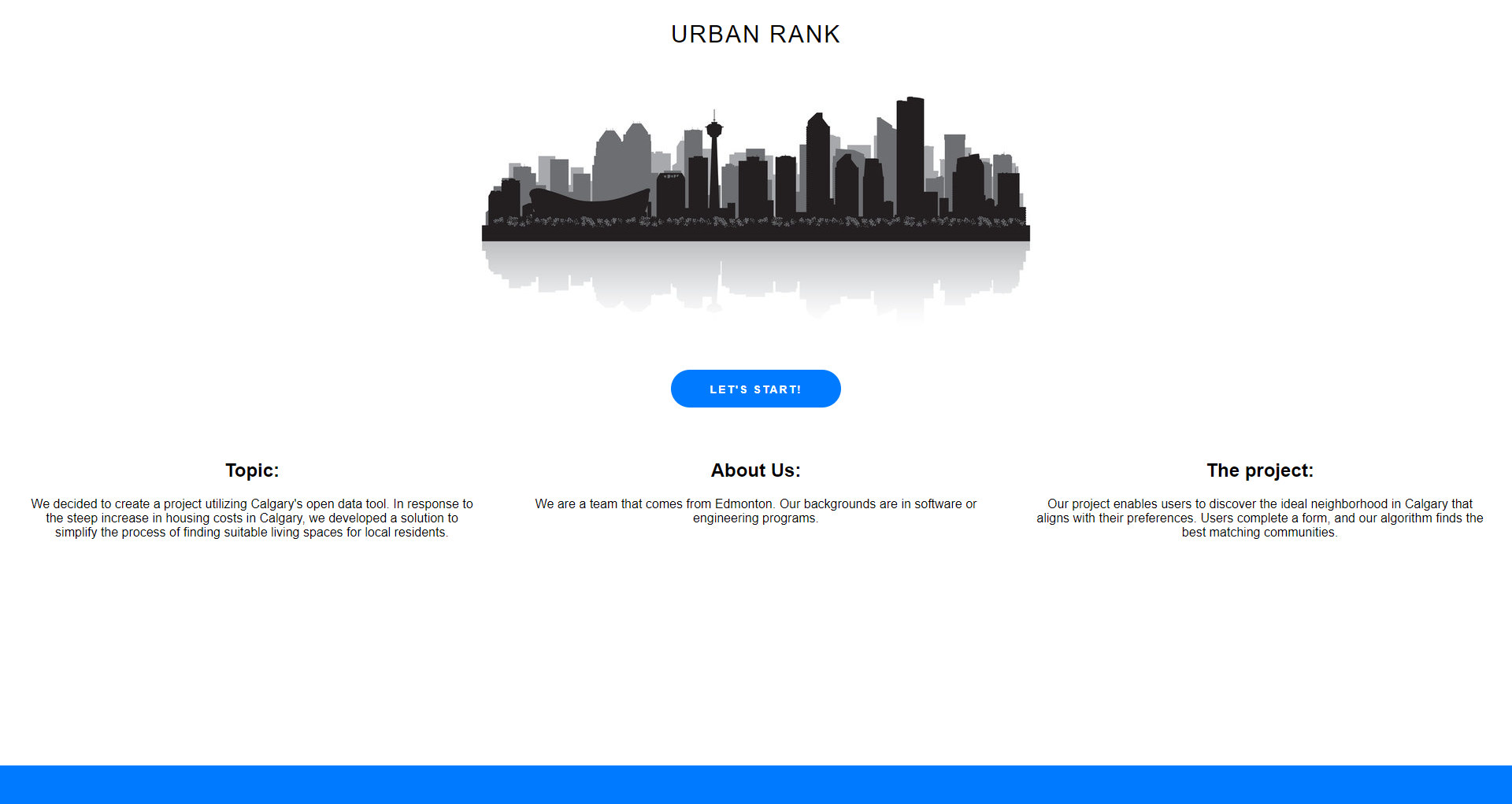 Urban Rank | Devpost