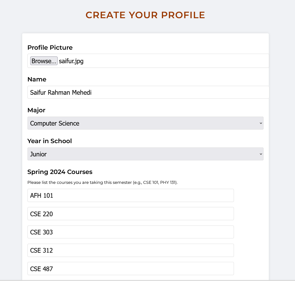 College Study Partner | Devpost