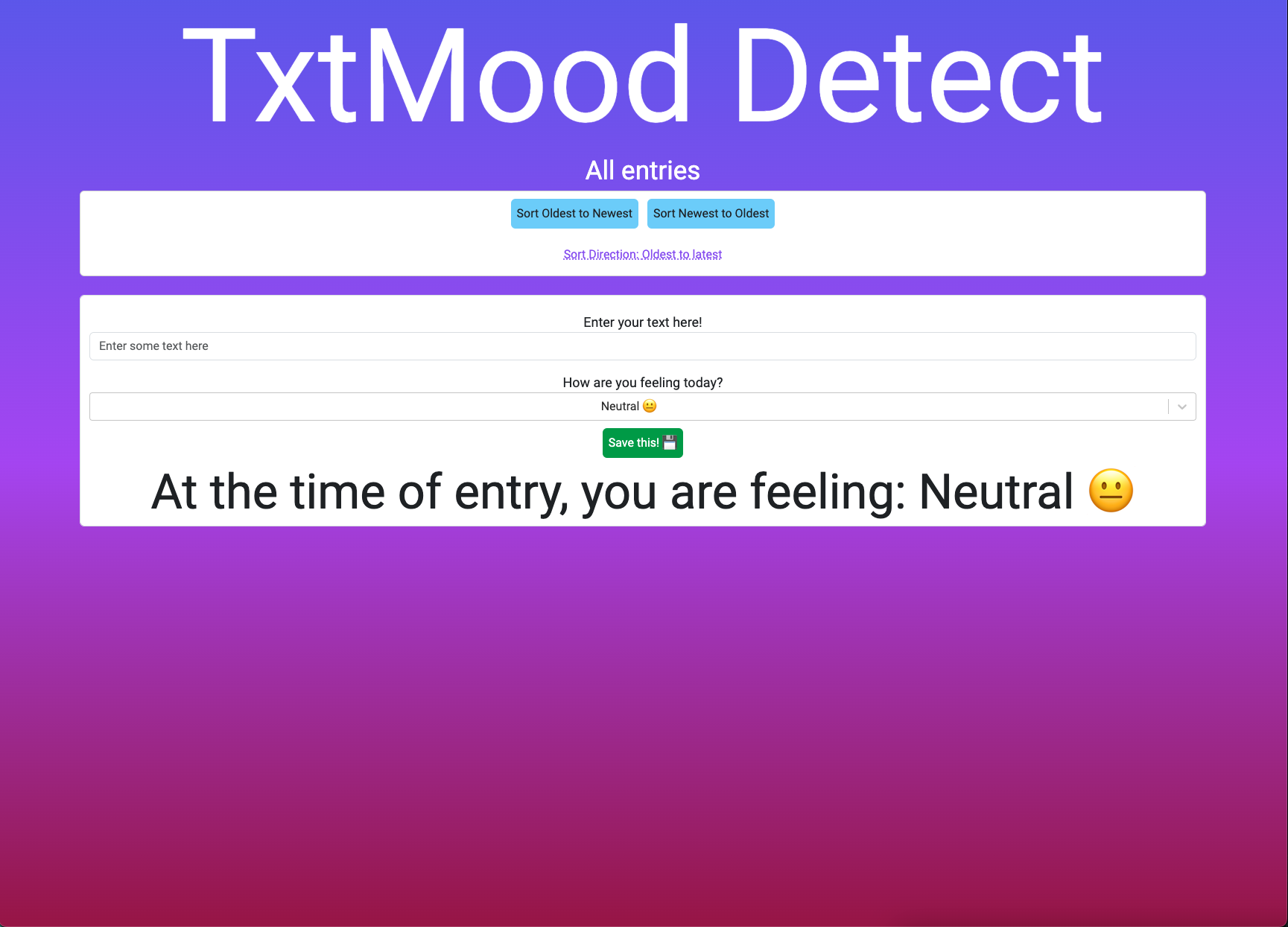 Txtmood Detect | Devpost