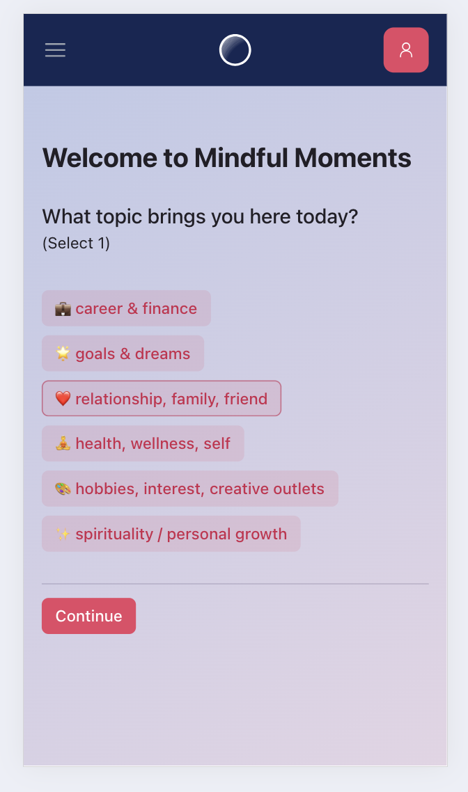 Mindful Moments | Devpost