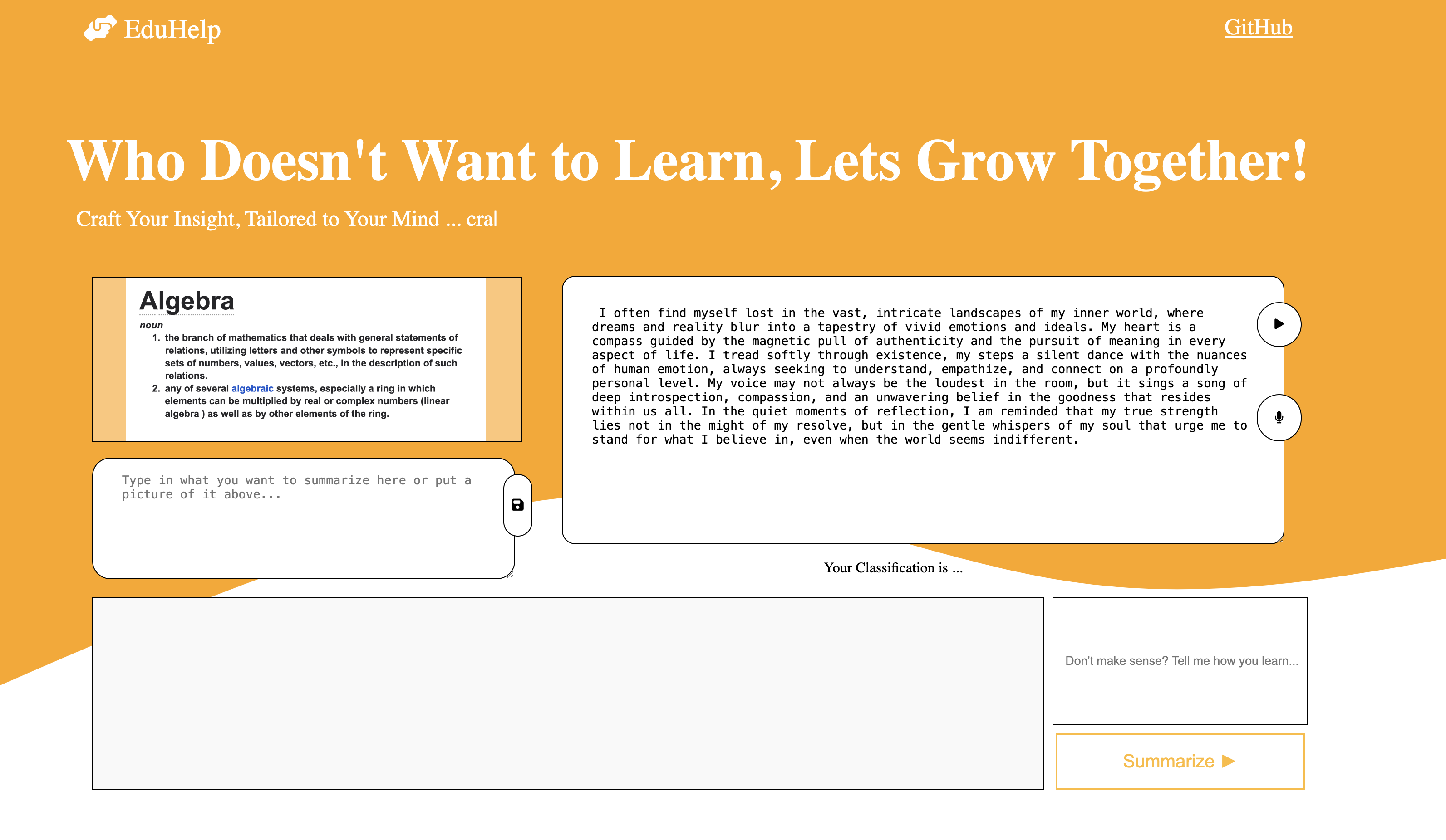EduHelp - Catalyzing Education | Devpost