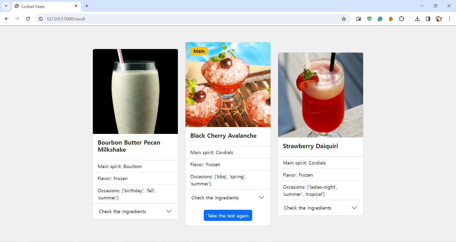 COCKTAIL MATCH | Devpost
