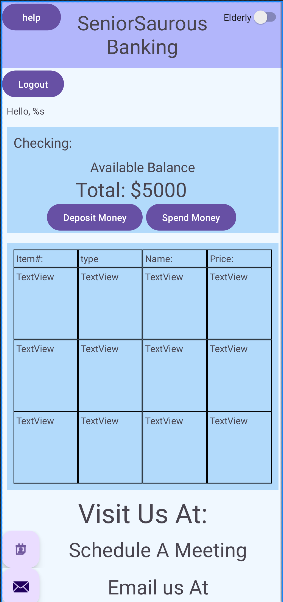 SeniorSaurous Banking | Devpost