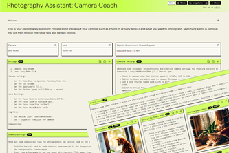 Photography Assistant: Camera Coach | Devpost