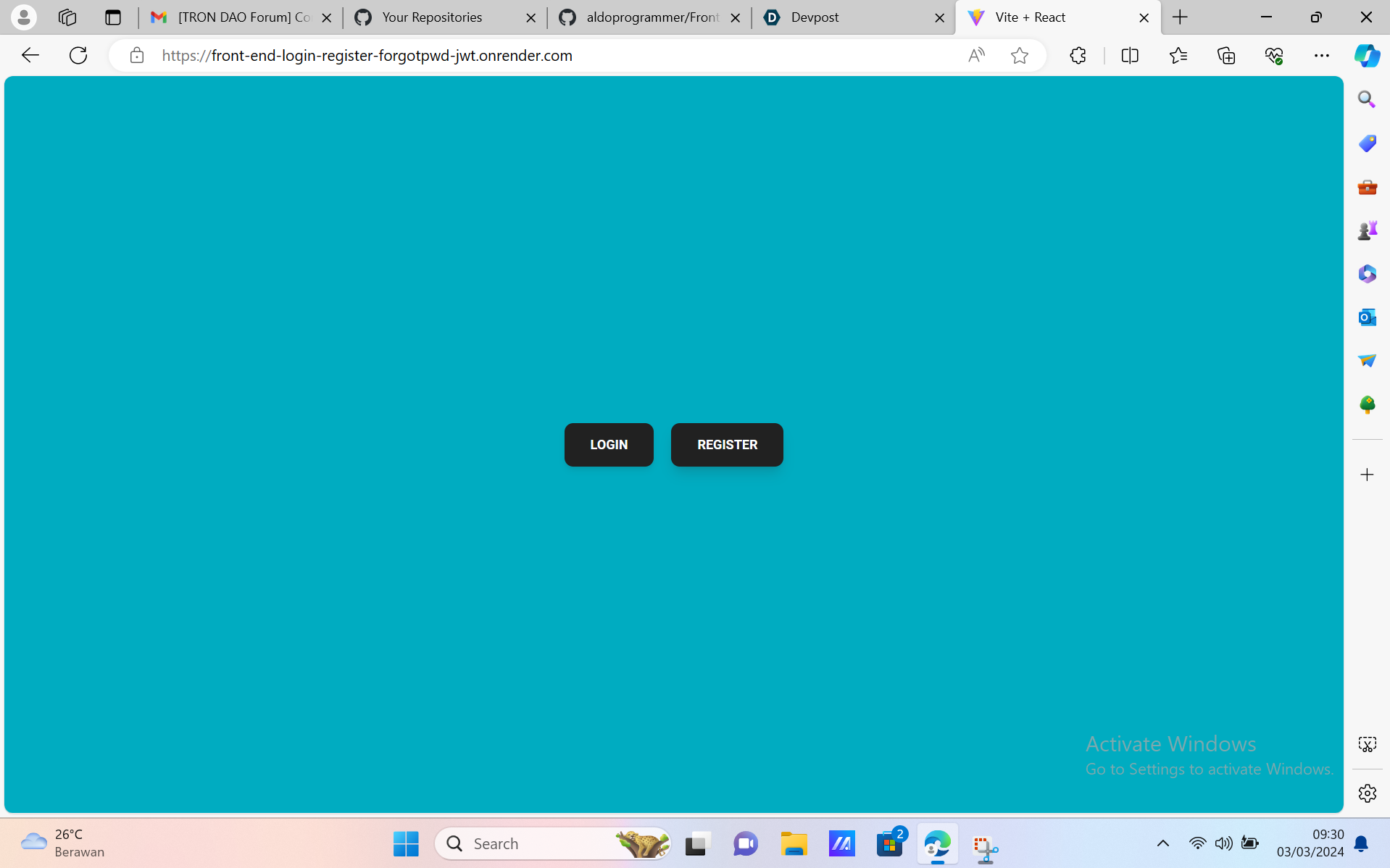 REGISTER-LOGIN-FORGOT-PASSWORD-JWT-TOKEN | Devpost