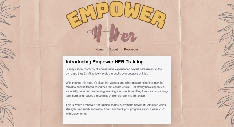 Empower Her | Devpost