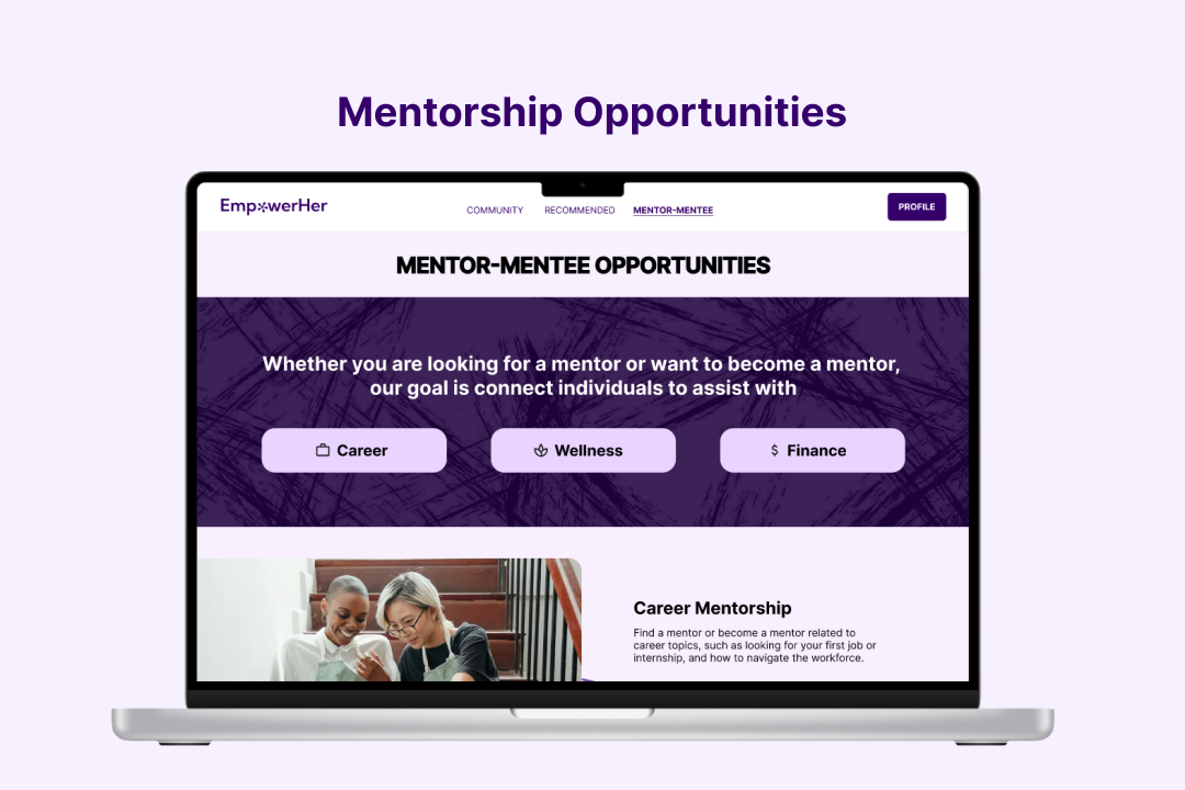 EmpowerHer- an Universal Hub | Devpost