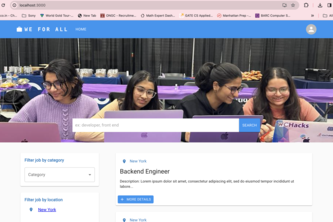 We For All | Devpost