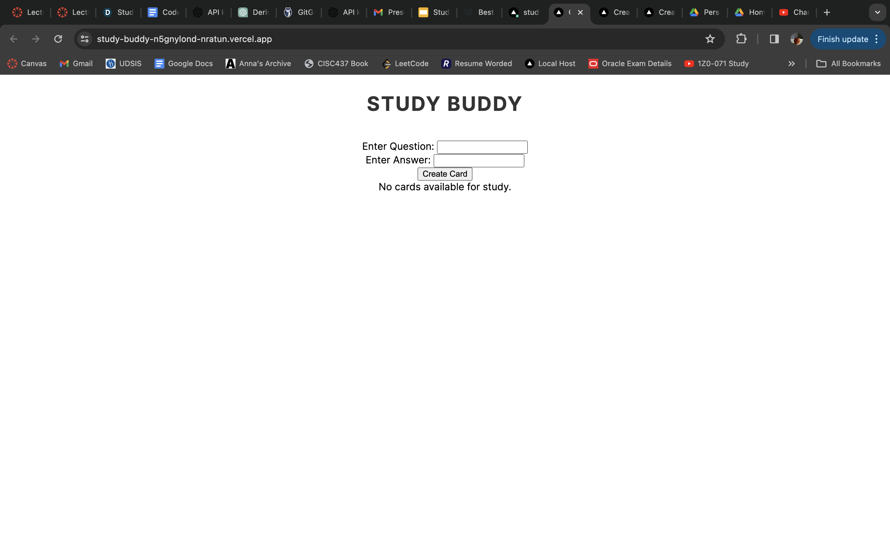 Study Buddy | Devpost