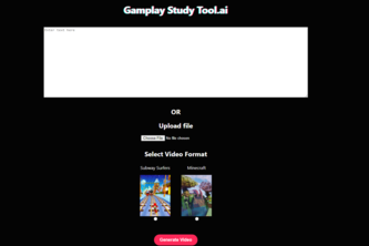 Gameplay Study Tool.ai | Devpost