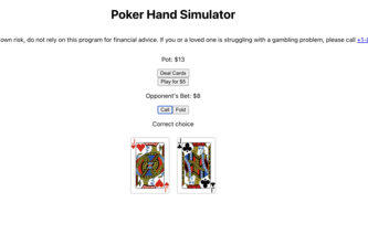 Poker Simulator | Devpost