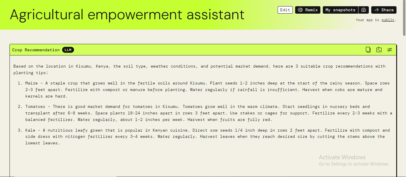 Agricultural Empowerment Assistant | Devpost